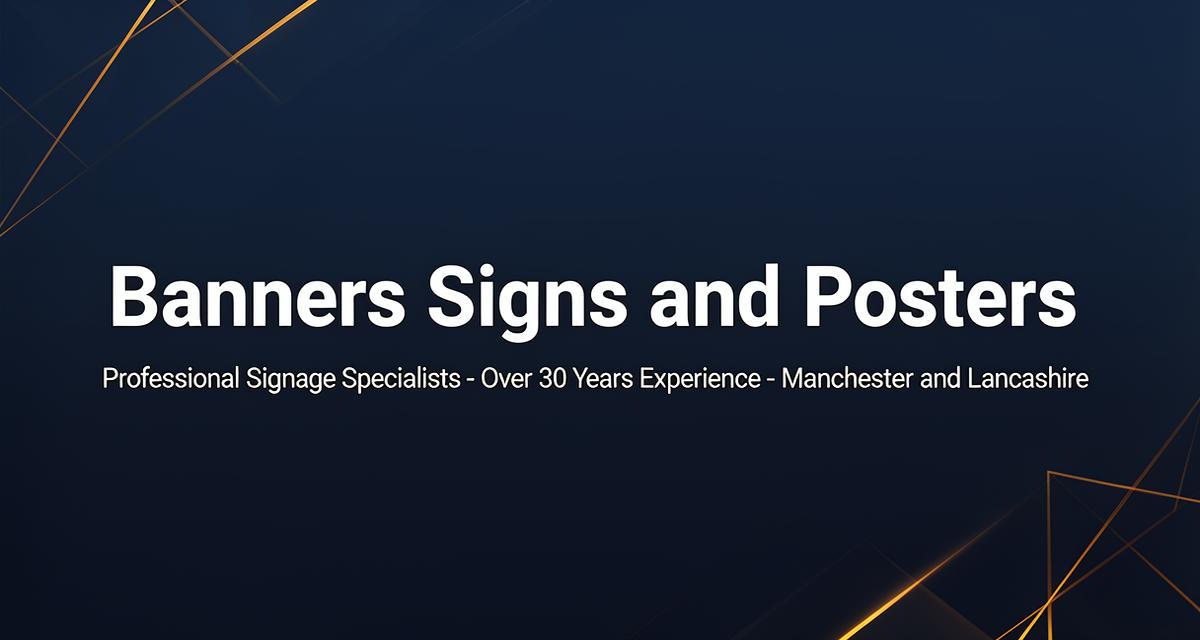 Banners Signs & Posters | Signage & AI Canvas Art